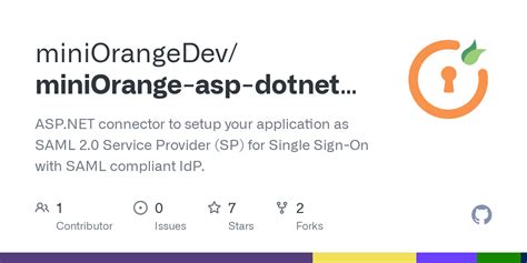 Miniorange Asp Dotnet Connector Samlsp Ssosso Connectorexamplesso