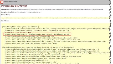 Sitecore Rebuildsearchindexsystemformatexception Unrecognized Guid