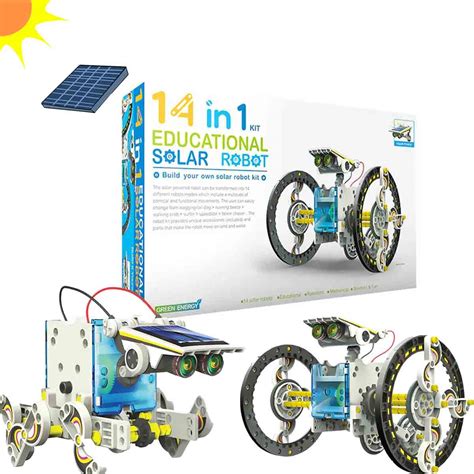 Robótica Educacional Energia Solar Montagem 14 Em 1