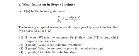 Solved Let P N Be The Following Statement Sigma I N Chegg