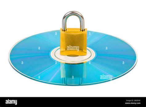 Computer Disk And Lock Stock Photo Alamy