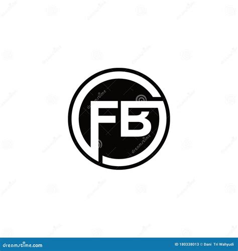 Fb字母徽标图标设计模板元素 向量例证 插画 包括有 首字母 身分 投反对票 艺术 公司 例证 180338013