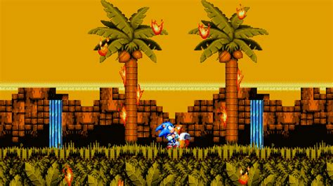 Angel Island Zone Work In Progress For Sonic Mania Sm Works In Progress