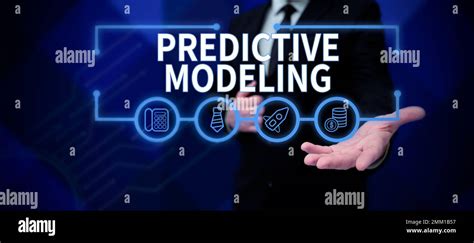Conceptual Display Predictive Modeling Word Written On Maintenance Strategy Driven By