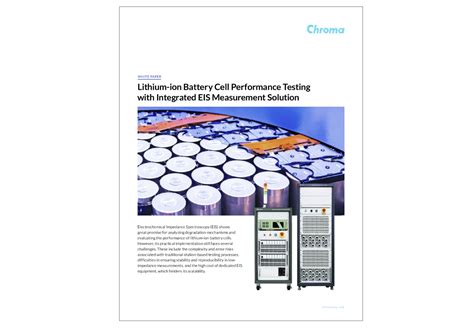 Charged Evs Lithium Ion Battery Cell Performance Testing With