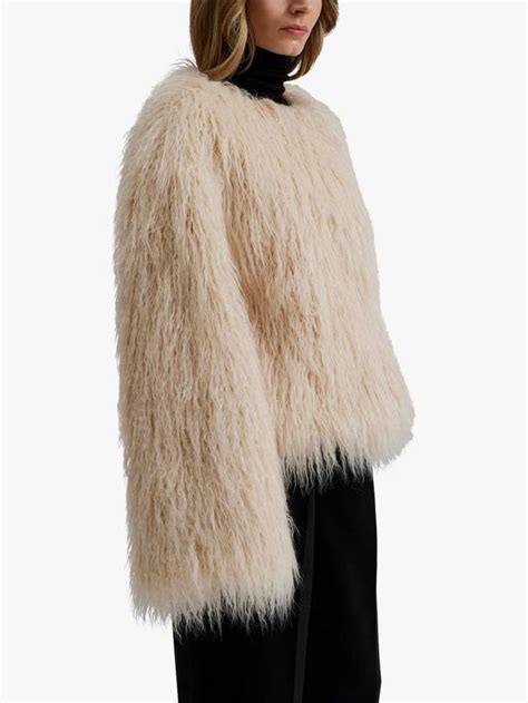 Malina Manda Faux Fur Jacket Vanilla
