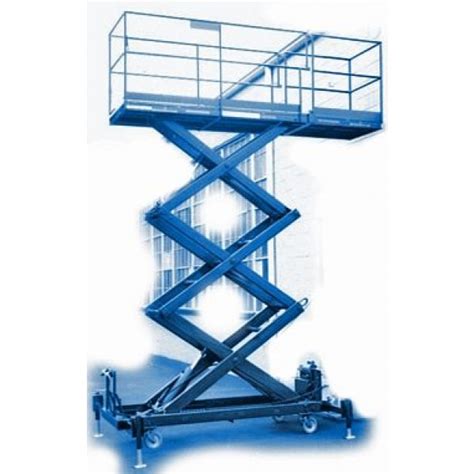 Hydraulic Scissor Lift Man Lift 1000 Lb Capacity Industrial Man Lifts
