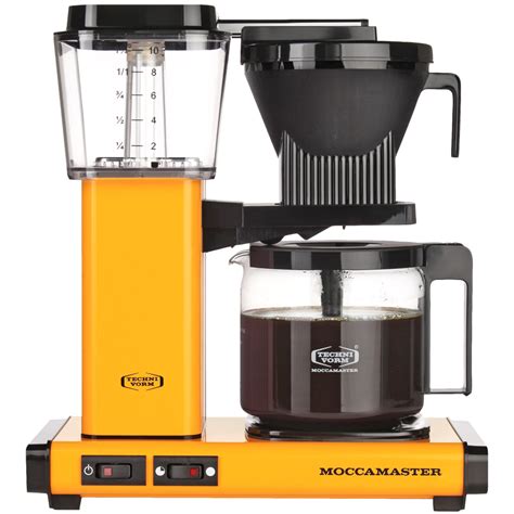 Moccamaster Coffee Brewer Mustard Moccamaster Coffee Brewer Mustard