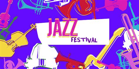 악기 다채로운 벡터와 뮤지컬 홍보 포스터 바이올론첼로 피아노 우포니움 트럼펫 트롬본 기타 라이브 콘서트 이벤트 음악 축제 쇼 파티 전단지를 위한 프렌치 혼 재즈에 대한 스톡