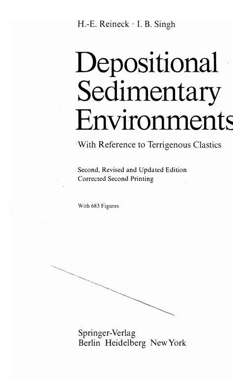 Depositional Sedimentary Environments Pdf