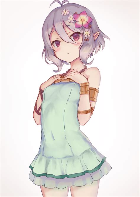 The Big Imageboard Tbib 1girl Absurdres Antenna Hair Armlet Bare