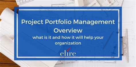 Oracle Project Portfolio Management Overview — Elire Consulting
