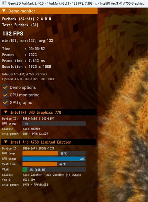 Furmark 192 Released Gpu Stress Test Utility Opengl Msi Rtx 2070