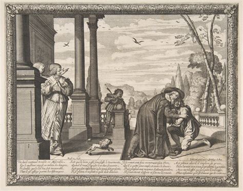Return Of The Prodigal Son Ca 1636 By Abraham Bosse