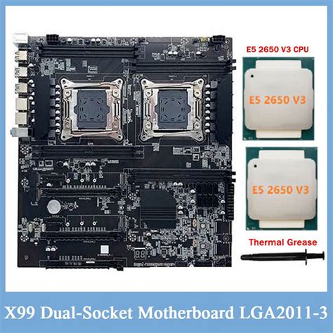 X Dual Socket Motherboard LGA Dual CPU Support RECC DDR Memory With XE V CPU