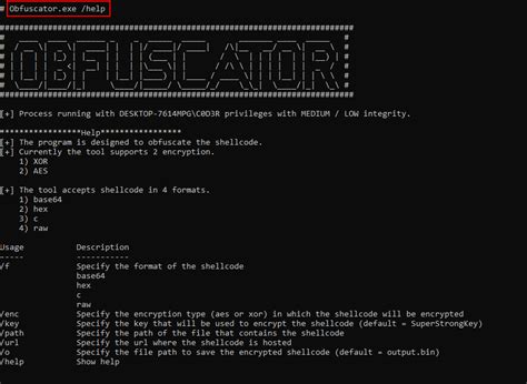 Obfuscator The Program Is Designed To Obfuscate The Shellcode Obfuscator The Program Is Designed To Obfuscate The Shellcode