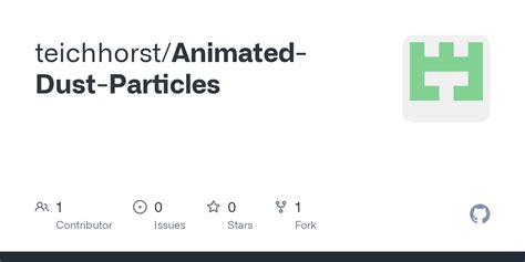 Github Teichhorstanimated Dust Particles