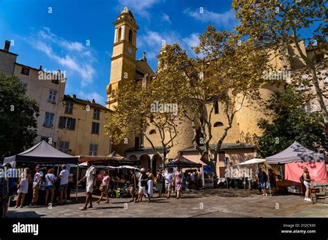 The Baroque Church Glise Saint Jean Baptiste Built Between In Bastia Corsica