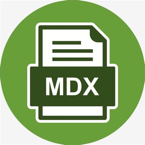 Gambar Ikon Dokumen File Mdx Mdx Dokumen File Png Dan Vektor Dengan