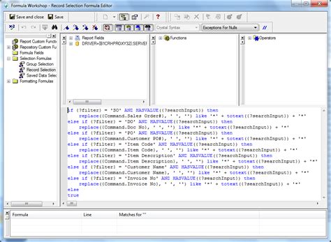 SAP Crystal Report Dynamic Search Based On Filter SAP Community
