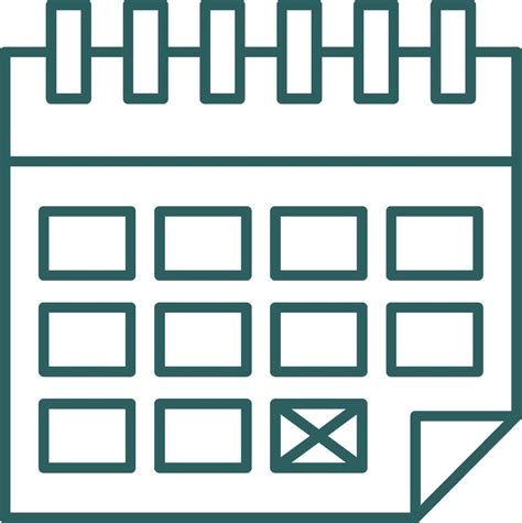 Date Line Gradient Icon 39013895 Vector Art At Vecteezy