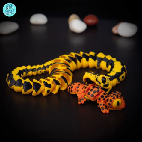 3d Printable Articulated Ball Python Stl And 3mf By Artflex