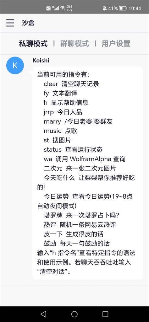 部分指令的本地话自定义描述不管用了 问题反馈 Koishi Forum