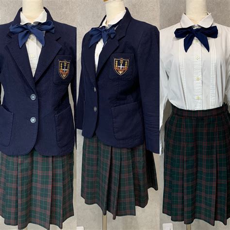 制服市場 東京都 玉川聖学院中等部高等部 冬服上下セット