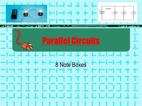 Parallel Circuits Understanding Electrical Networks