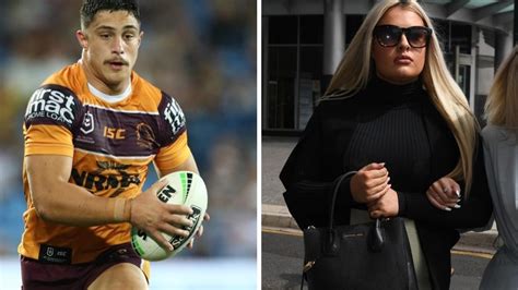 Nrl 2020 Kotoni Staggs Breaks Silence On Sex Tape With Mckenzie Lorraine Robinson Au