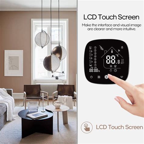 Programmable Thermostat Wifi Thermostat With Touch Vicedeal