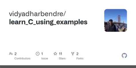 Github Vidyadharbendre Learn C Using Examples