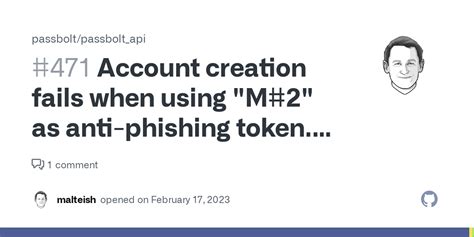 Account Creation Fails When Using M2 As Anti Phishing Token New