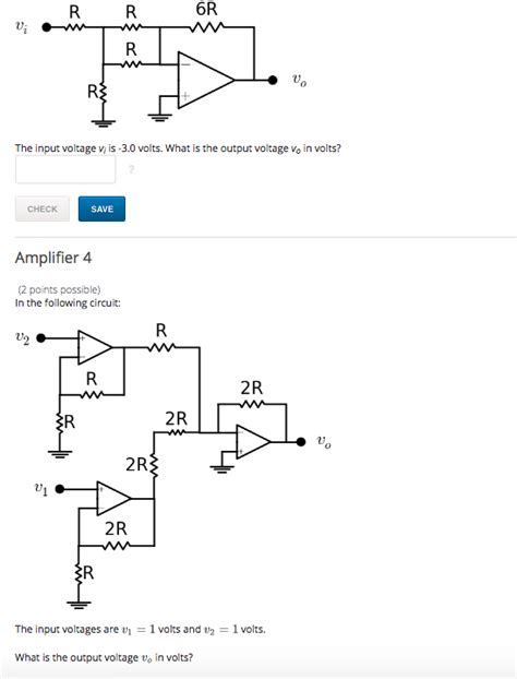 solved the input voltage v i is 3 0 volts what is the