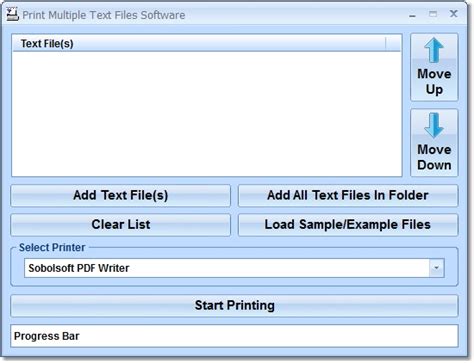 How To Print Multiple Text Files