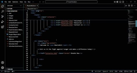Teamwork Designthinking Webdevelopment Fooddonation Html Css