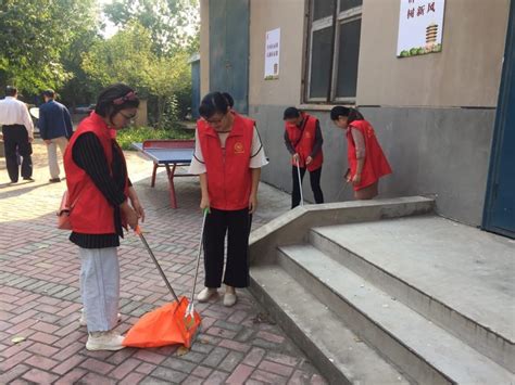 我校党员志愿者代表参加广顺社区“不忘初心、牢记使命”主题教育志愿服务活动 安阳工学院