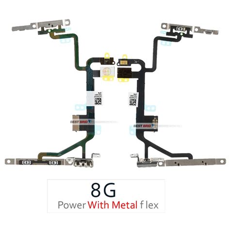 5pcs Lot New For Iphone 8 8g Plus 4 7 5 5 Power On Off Switch Control