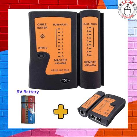 Rj45 Cable Tester Lan Cable Meter Cat5 Cat6 Cable Tester Ethernet Cable