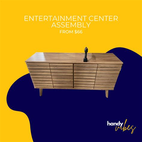 entertainment center tv stand assembly handy vibes california
