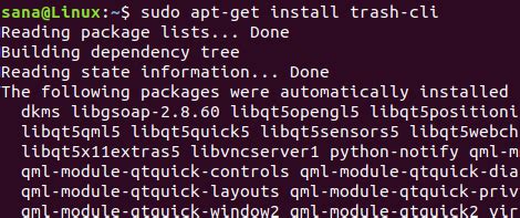 A Trash Bin For The Ubuntu Command Line VITUX
