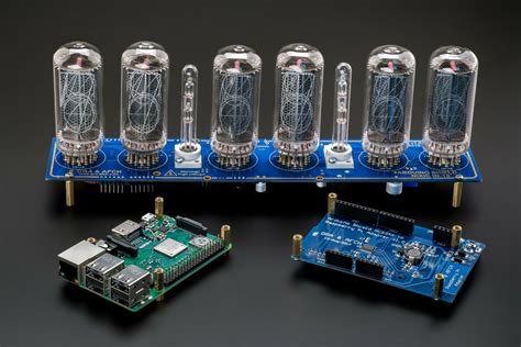 in 18 shield ncs318 raspberry pi hat or arduino nixie clock [with options] ebay