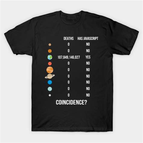 Funny Javascript T For A Programmer Javascript T Shirt Teepublic