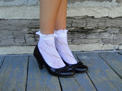 1950s Socks Womens Bobby Socks