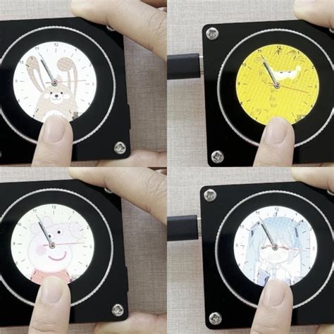 Cartoon Digital Clock With Switchable Style Cartoon Digital Clock With Switchable Style