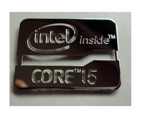 066 Intel Inside Core I5 Metal Edition 21x16mm 12594591857