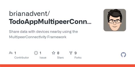 GitHub Brianadvent TodoAppMultipeerConnectivity Share Data With