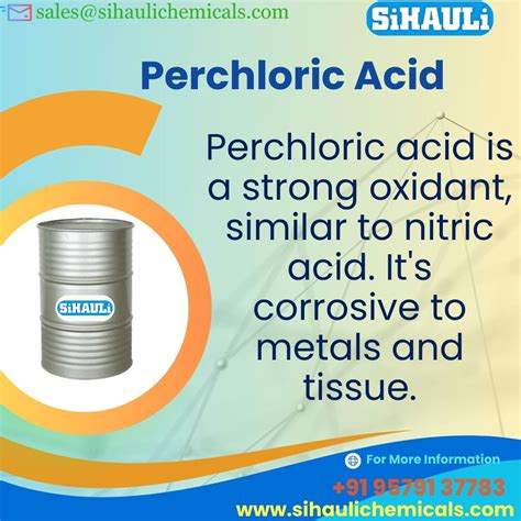 Perchloric Acid 60 And 70 Sihauli Chemicals Private Limited