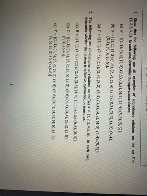 Solved In Exercises 1 8 Determine Whether The Given