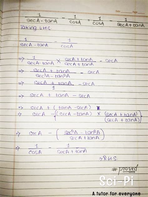 Sci Pi Some More Trigonometric Questions And Answers